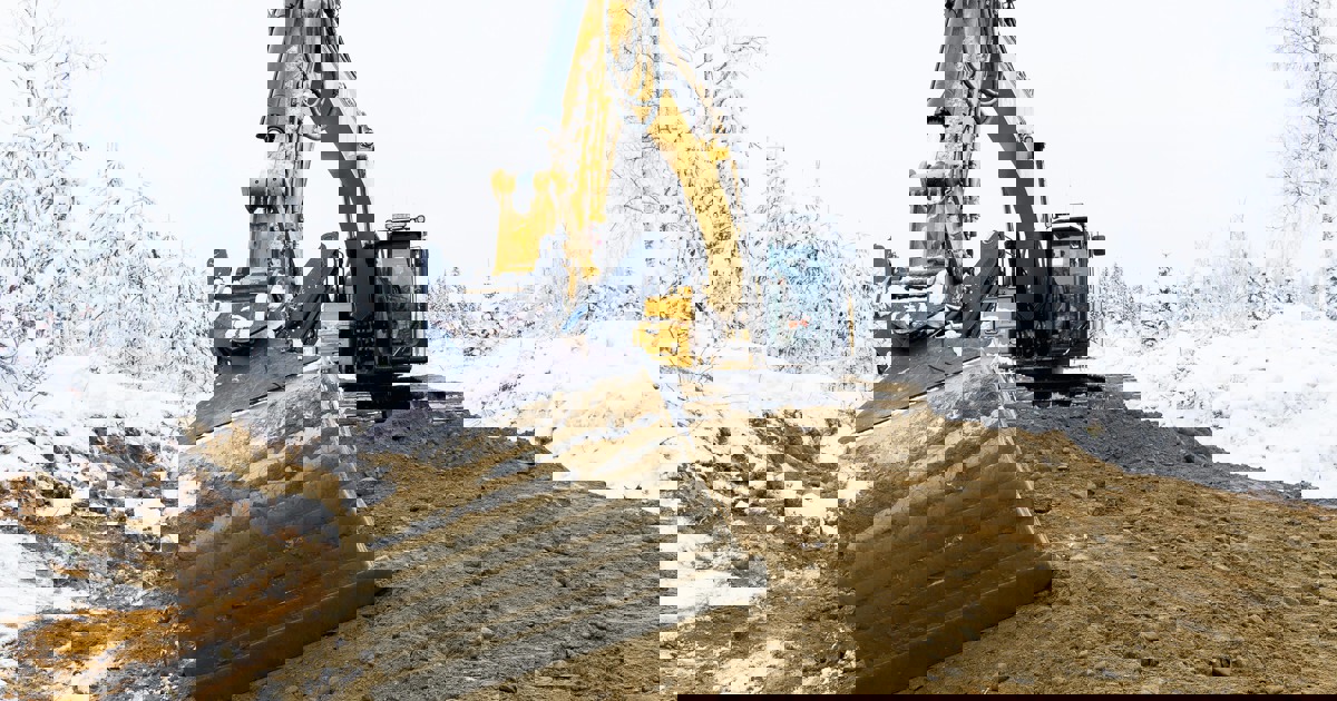 Vägbyggnation - Norra Skog